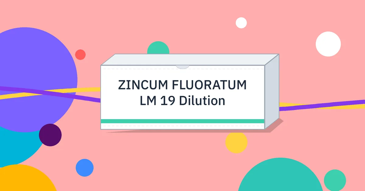 Symbolbild: Packung mit der Aufschrift ZINCUM FLUORATUM LM 19 Dilution (PZN 13293334) – Verfügbarkeit und Bezug in Apotheken in Frankfurt am Main