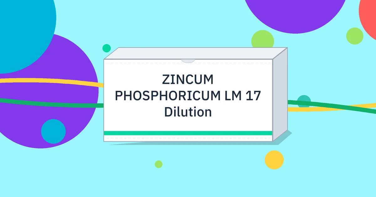 Symbolbild: Packung mit der Aufschrift ZINCUM PHOSPHORICUM LM 17 Dilution (PZN 13297504) – Verfügbarkeit und Bezug in Apotheken in Frankfurt am Main