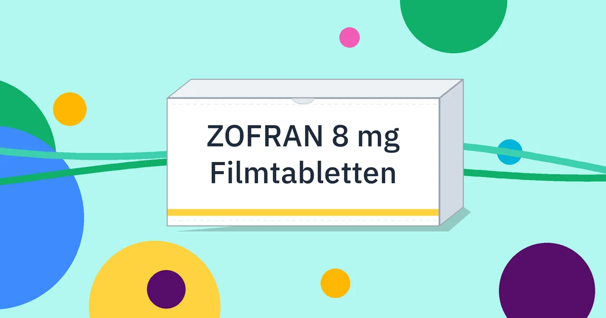Symbolbild: Packung mit der Aufschrift ZOFRAN 8 mg Filmtabletten (PZN 03907663) – Verfügbarkeit und Bezug in Apotheken in Frankfurt am Main