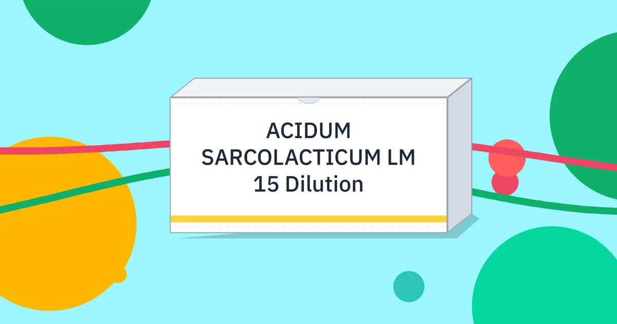Symbolbild: Packung mit der Aufschrift ACIDUM SARCOLACTICUM LM 15 Dilution (PZN 13282997) – Verfügbarkeit und Bezug in Apotheken in Frankfurt am Main