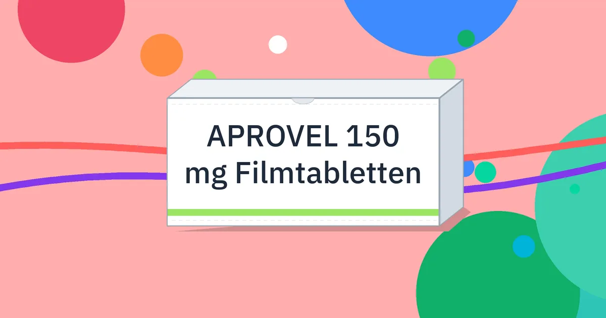 Symbolbild: Packung mit der Aufschrift APROVEL 150 mg Filmtabletten (PZN 16488357) – Verfügbarkeit und Bezug in Apotheken in Frankfurt am Main