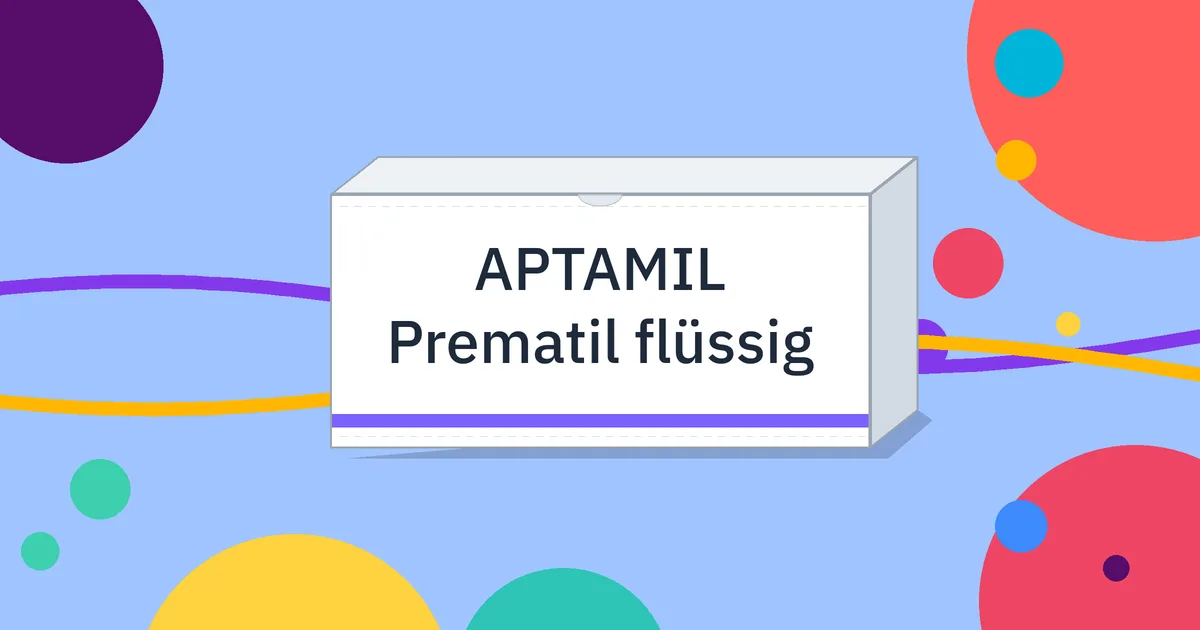 Symbolbild: Packung mit der Aufschrift APTAMIL Prematil flüssig (PZN 14154451) – Verfügbarkeit und Bezug in Apotheken in Frankfurt am Main