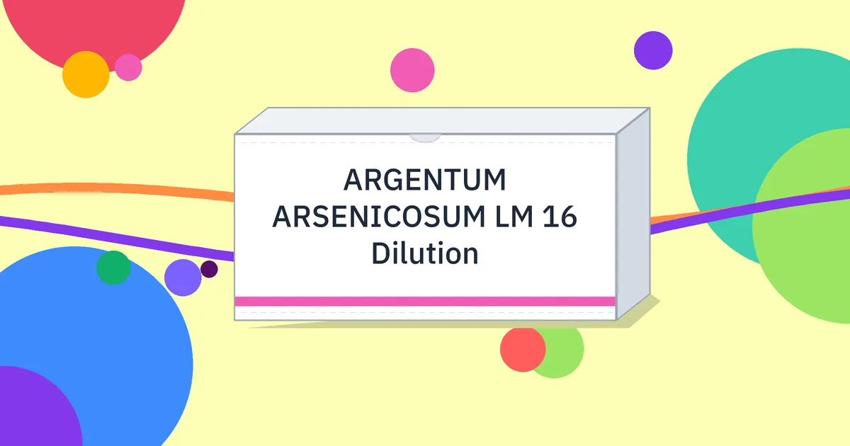 Symbolbild: Packung mit der Aufschrift ARGENTUM ARSENICOSUM LM 16 Dilution (PZN 12766948) – Verfügbarkeit und Bezug in Apotheken in Frankfurt am Main