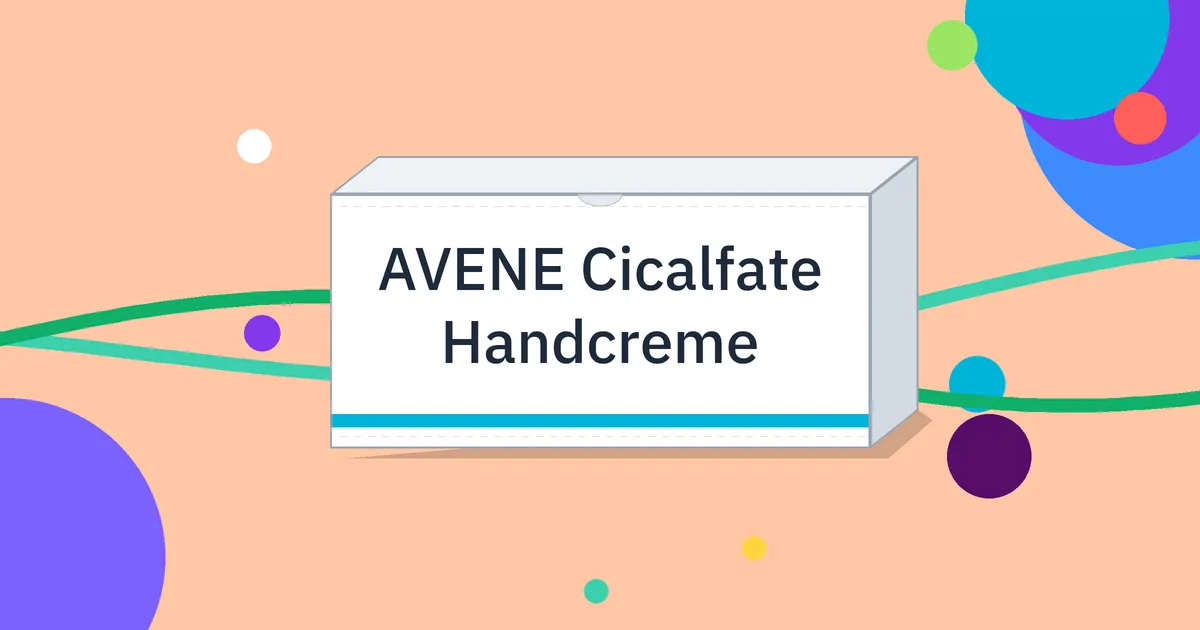 Symbolbild: Packung mit der Aufschrift AVENE Cicalfate Handcreme (PZN 09948999) – Verfügbarkeit und Bezug in Apotheken in Frankfurt am Main