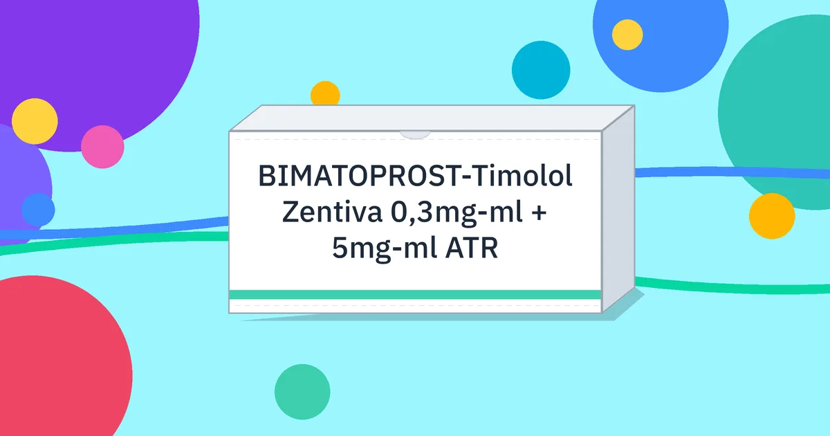 Symbolbild: Packung mit der Aufschrift BIMATOPROST-Timolol Zentiva 0,3mg-ml + 5mg-ml ATR (PZN 17617874) – Verfügbarkeit und Bezug in Apotheken in Frankfurt am Main