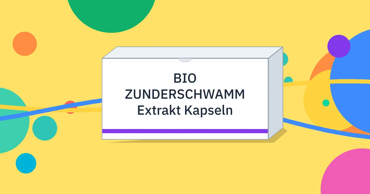 Symbolbild: Packung mit der Aufschrift BIO ZUNDERSCHWAMM Extrakt Kapseln (PZN 10790552) – Verfügbarkeit und Bezug in Apotheken in Frankfurt am Main