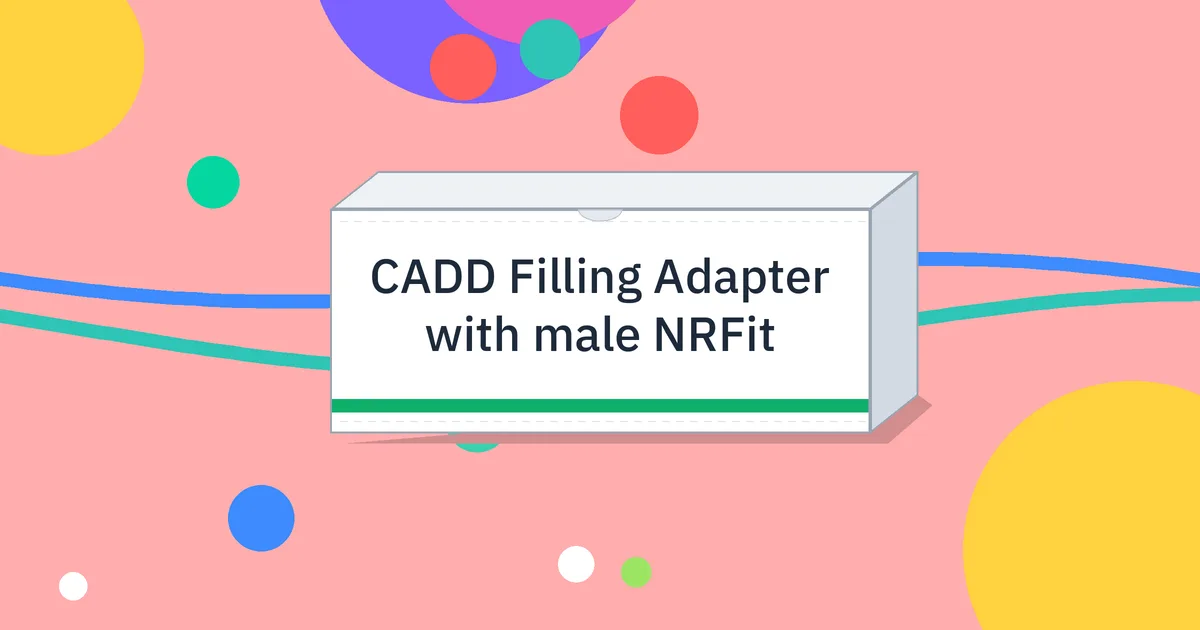 Symbolbild: Packung mit der Aufschrift CADD Filling Adapter with male NRFit (PZN 19212348) – Verfügbarkeit und Bezug in Apotheken in Frankfurt am Main