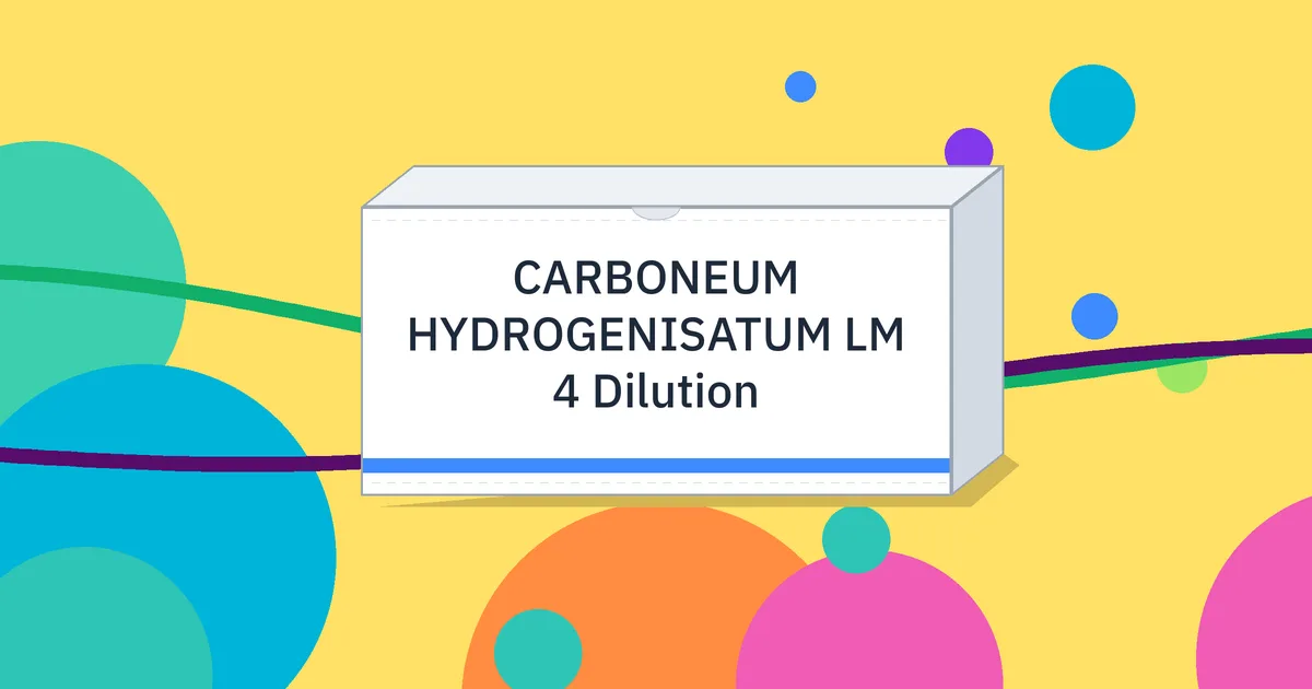 Symbolbild: Packung mit der Aufschrift CARBONEUM HYDROGENISATUM LM 4 Dilution (PZN 13428076) – Verfügbarkeit und Bezug in Apotheken in Frankfurt am Main