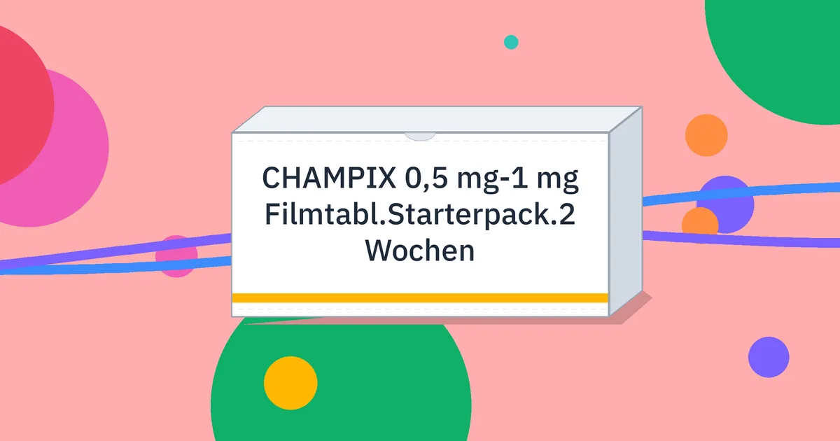 Symbolbild: Packung mit der Aufschrift CHAMPIX 0,5 mg-1 mg Filmtabl.Starterpack.2 Wochen (PZN 20131980) – Verfügbarkeit und Bezug in Apotheken in Frankfurt am Main