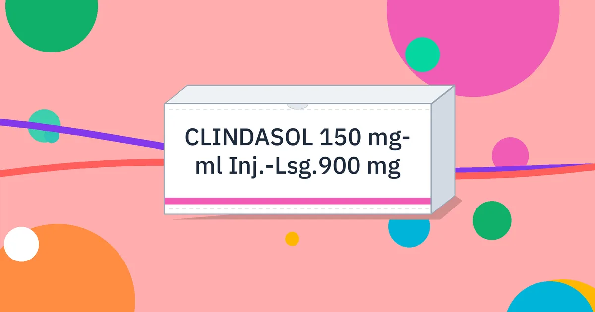Symbolbild: Packung mit der Aufschrift CLINDASOL 150 mg-ml Inj.-Lsg.900 mg (PZN 00013907) – Verfügbarkeit und Bezug in Apotheken in Frankfurt am Main