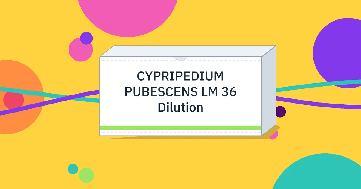 Symbolbild: Packung mit der Aufschrift CYPRIPEDIUM PUBESCENS LM 36 Dilution (PZN 13460281) – Verfügbarkeit und Bezug in Apotheken in Frankfurt am Main
