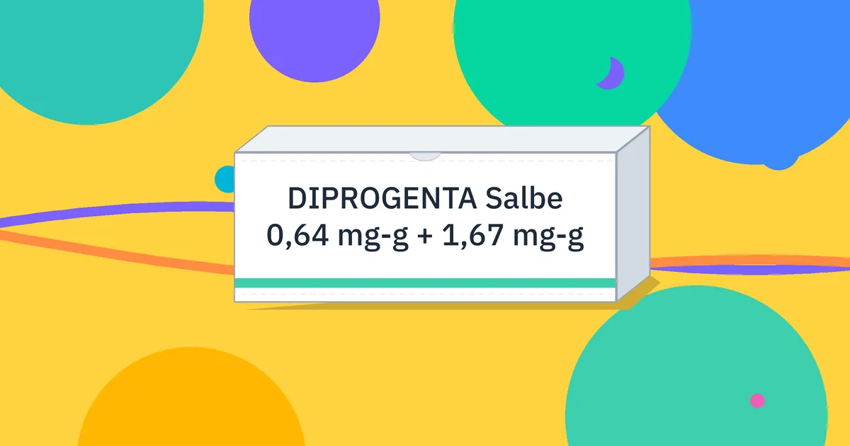 Symbolbild: Packung mit der Aufschrift DIPROGENTA Salbe 0,64 mg-g + 1,67 mg-g (PZN 17205172) – Verfügbarkeit und Bezug in Apotheken in Frankfurt am Main
