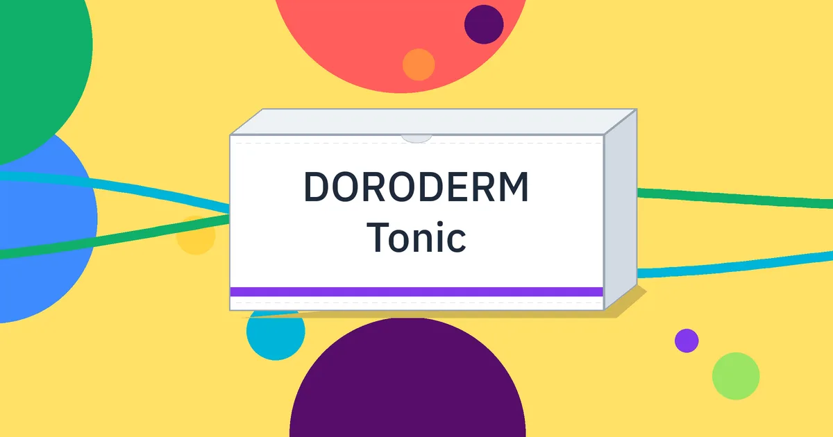 Symbolbild: Packung mit der Aufschrift DORODERM Tonic (PZN 01271818) – Verfügbarkeit und Bezug in Apotheken in Frankfurt am Main
