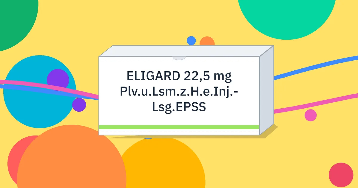Symbolbild: Packung mit der Aufschrift ELIGARD 22,5 mg Plv.u.Lsm.z.H.e.Inj.-Lsg.EPSS (PZN 19173080) – Verfügbarkeit und Bezug in Apotheken in Frankfurt am Main