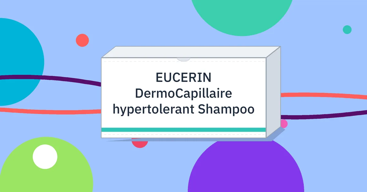 Symbolbild: Packung mit der Aufschrift EUCERIN DermoCapillaire hypertolerant Shampoo (PZN 09508088) – Verfügbarkeit und Bezug in Apotheken in Frankfurt am Main