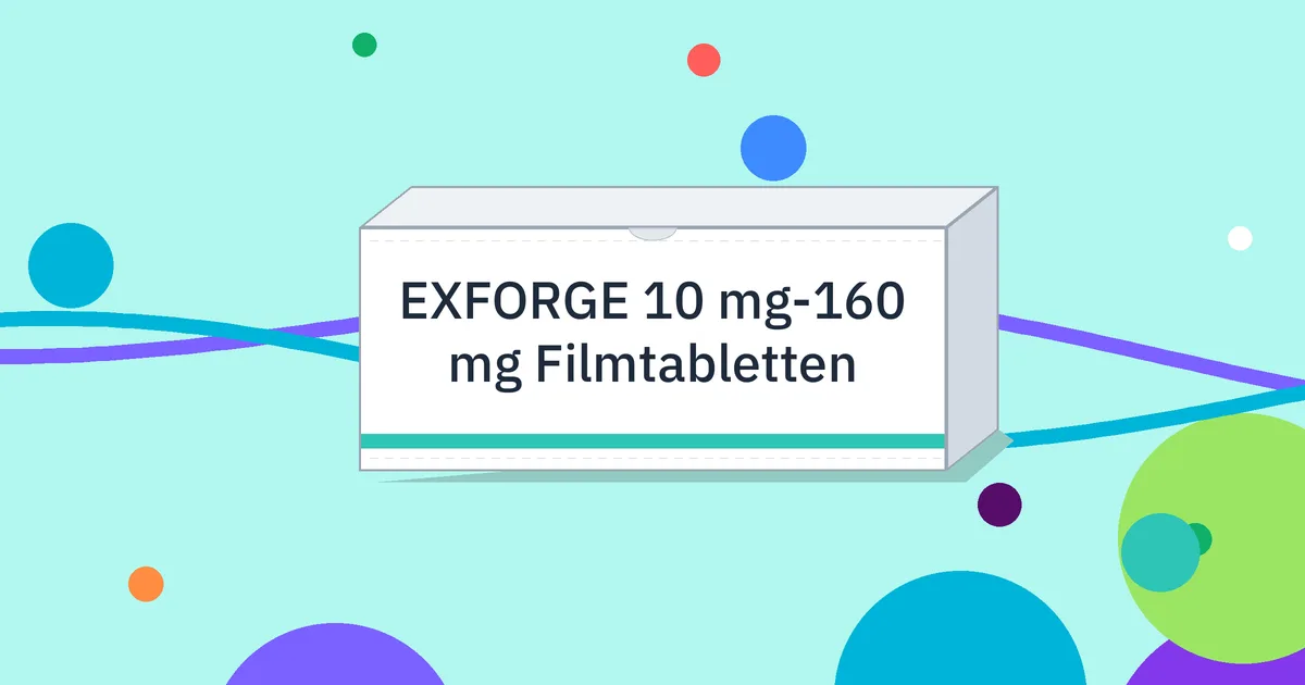 Symbolbild: Packung mit der Aufschrift EXFORGE 10 mg-160 mg Filmtabletten (PZN 11380069) – Verfügbarkeit und Bezug in Apotheken in Frankfurt am Main