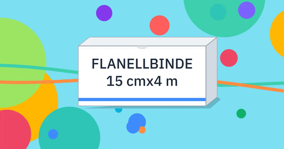 Symbolbild: Packung mit der Aufschrift FLANELLBINDE 15 cmx4 m (PZN 01960044) – Verfügbarkeit und Bezug in Apotheken in Frankfurt am Main