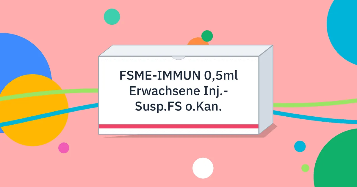 Symbolbild: Packung mit der Aufschrift FSME-IMMUN 0,5ml Erwachsene Inj.-Susp.FS o.Kan. (PZN 10259503) – Verfügbarkeit und Bezug in Apotheken in Frankfurt am Main