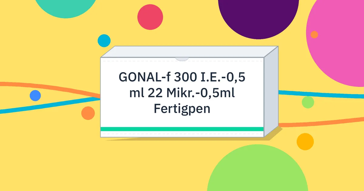 Symbolbild: Packung mit der Aufschrift GONAL-f 300 I.E.-0,5 ml 22 Mikr.-0,5ml Fertigpen (PZN 18006753) – Verfügbarkeit und Bezug in Apotheken in Frankfurt am Main