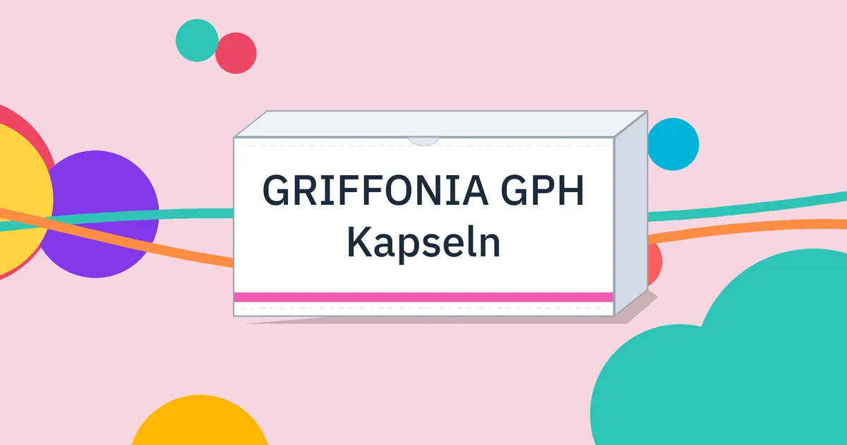 Symbolbild: Packung mit der Aufschrift GRIFFONIA GPH Kapseln (PZN 09377580) – Verfügbarkeit und Bezug in Apotheken in Frankfurt am Main