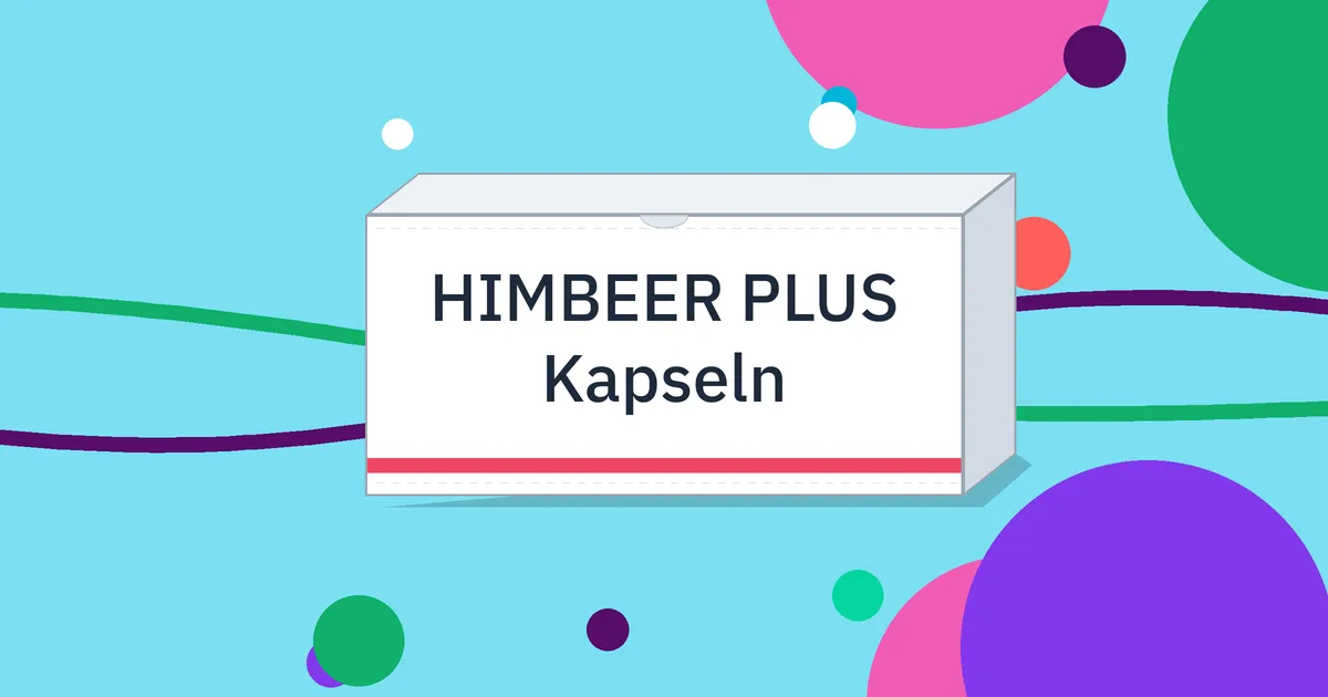 Symbolbild: Packung mit der Aufschrift HIMBEER PLUS Kapseln (PZN 10223439) – Verfügbarkeit und Bezug in Apotheken in Frankfurt am Main
