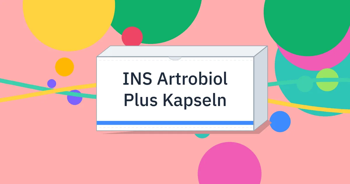 Symbolbild: Packung mit der Aufschrift INS Artrobiol Plus Kapseln (PZN 15388010) – Verfügbarkeit und Bezug in Apotheken in Frankfurt am Main