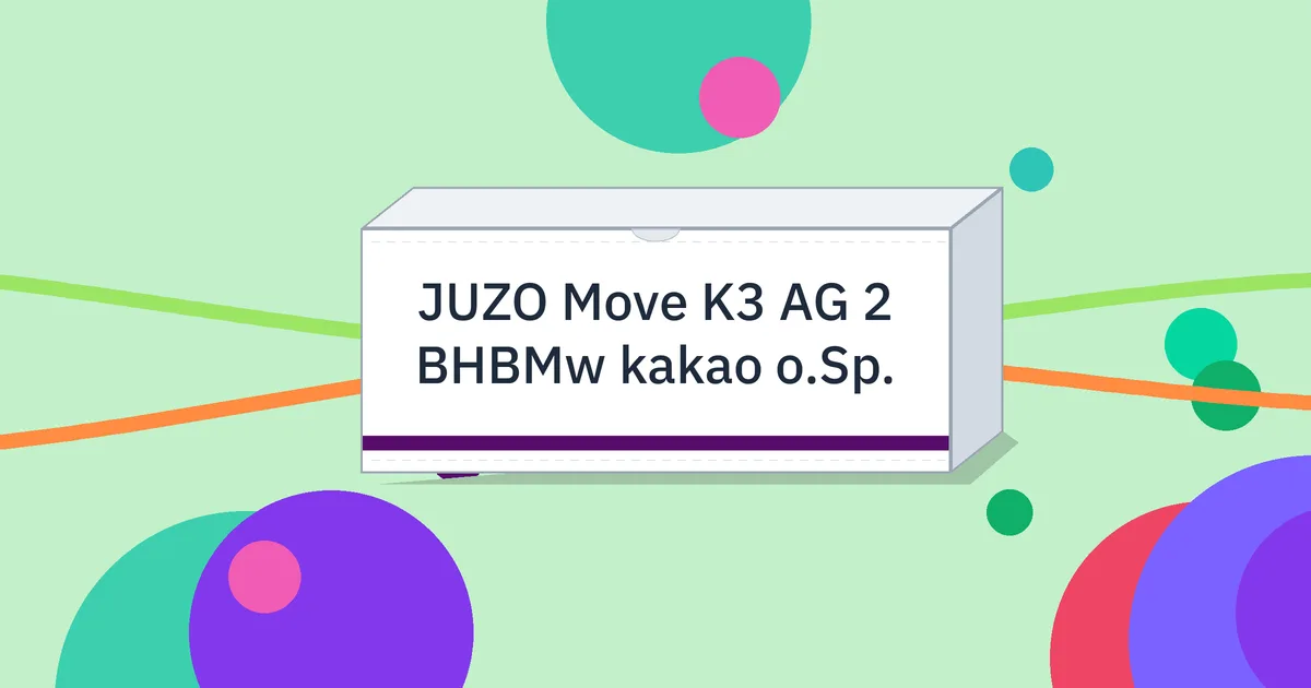 Symbolbild: Packung mit der Aufschrift JUZO Move K3 AG 2 BHBMw kakao o.Sp. (PZN 18590232) – Verfügbarkeit und Bezug in Apotheken in Frankfurt am Main