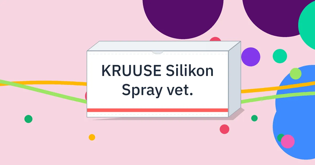 Symbolbild: Packung mit der Aufschrift KRUUSE Silikon Spray vet. (PZN 18444097) – Verfügbarkeit und Bezug in Apotheken in Frankfurt am Main