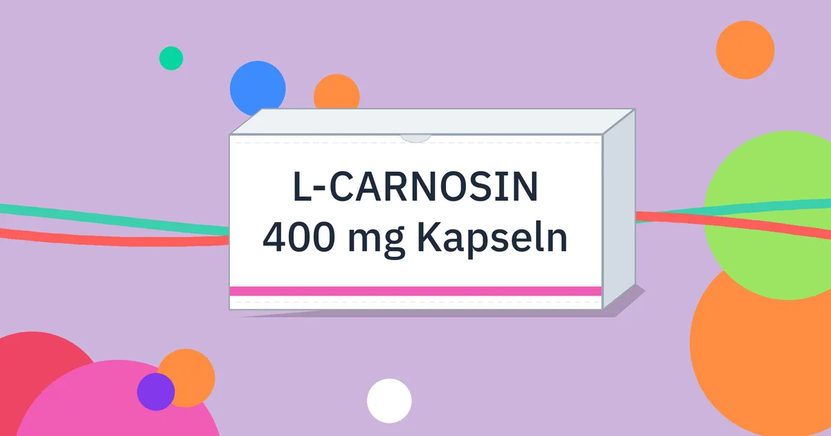 Symbolbild: Packung mit der Aufschrift L-CARNOSIN 400 mg Kapseln (PZN 09462699) – Verfügbarkeit und Bezug in Apotheken in Frankfurt am Main