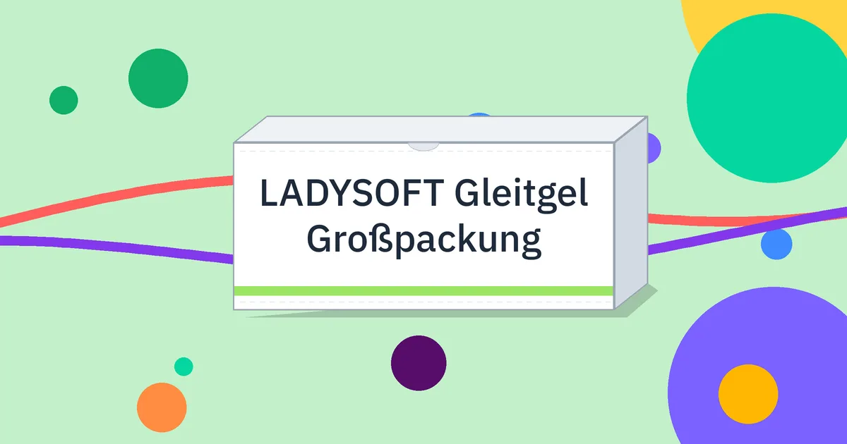 Symbolbild: Packung mit der Aufschrift LADYSOFT Gleitgel Großpackung (PZN 17244321) – Verfügbarkeit und Bezug in Apotheken in Frankfurt am Main