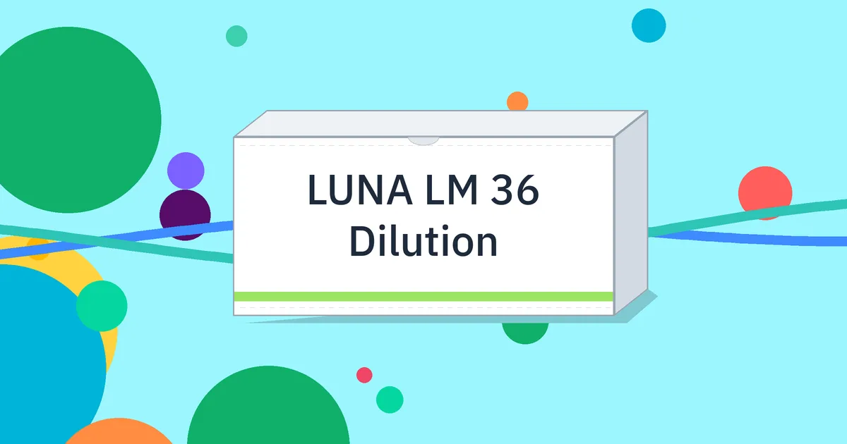 Symbolbild: Packung mit der Aufschrift LUNA LM 36 Dilution (PZN 12934110) – Verfügbarkeit und Bezug in Apotheken in Frankfurt am Main
