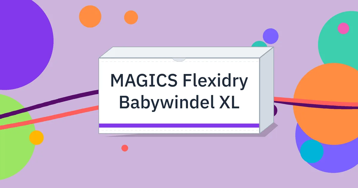 Symbolbild: Packung mit der Aufschrift MAGICS Flexidry Babywindel XL (PZN 12486143) – Verfügbarkeit und Bezug in Apotheken in Frankfurt am Main