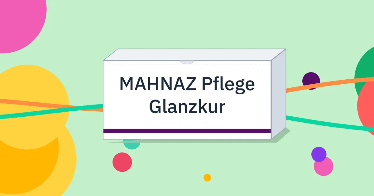 Symbolbild: Packung mit der Aufschrift MAHNAZ Pflege Glanzkur (PZN 10314461) – Verfügbarkeit und Bezug in Apotheken in Frankfurt am Main