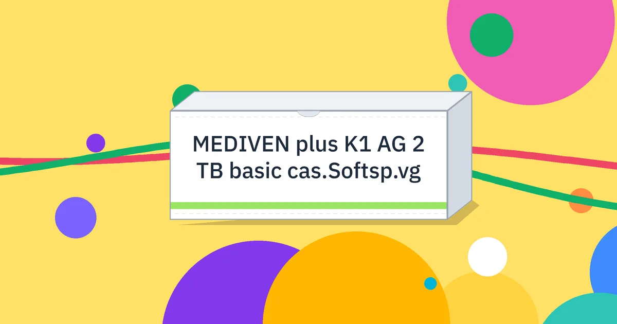 Symbolbild: Packung mit der Aufschrift MEDIVEN plus K1 AG 2 TB basic cas.Softsp.vg (PZN 15057282) – Verfügbarkeit und Bezug in Apotheken in Frankfurt am Main