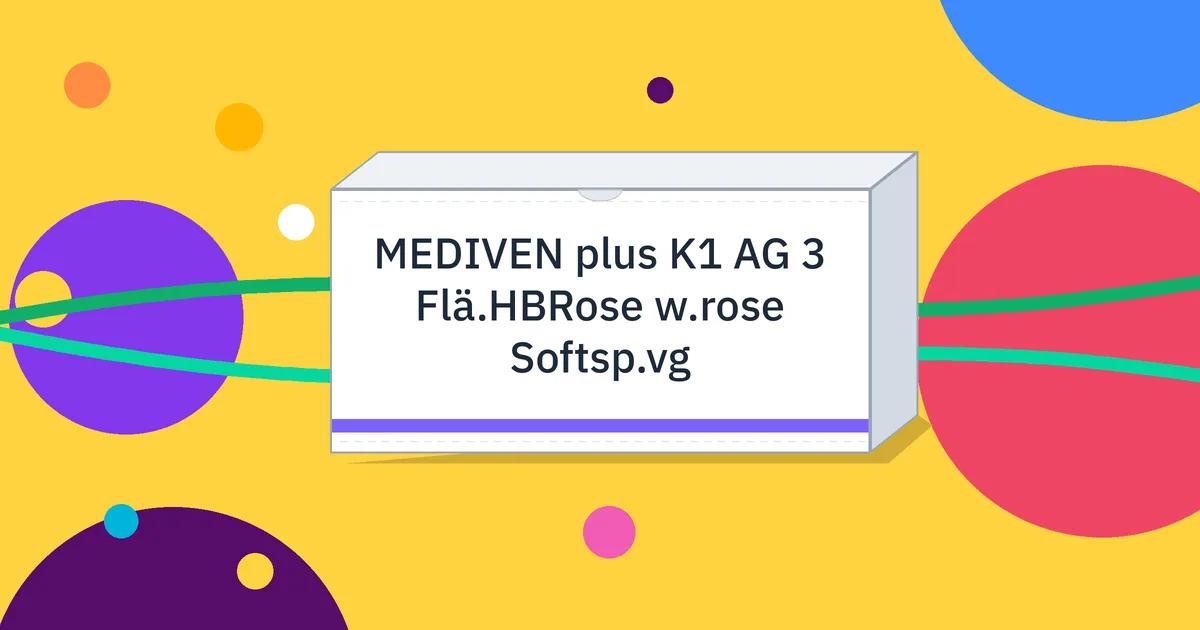 Symbolbild: Packung mit der Aufschrift MEDIVEN plus K1 AG 3 Flä.HBRose w.rose Softsp.vg (PZN 15913798) – Verfügbarkeit und Bezug in Apotheken in Frankfurt am Main