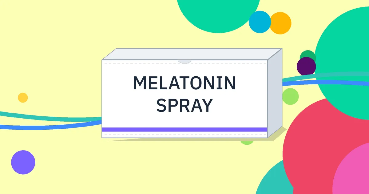 Symbolbild: Packung mit der Aufschrift MELATONIN SPRAY (PZN 19334838) – Verfügbarkeit und Bezug in Apotheken in Frankfurt am Main