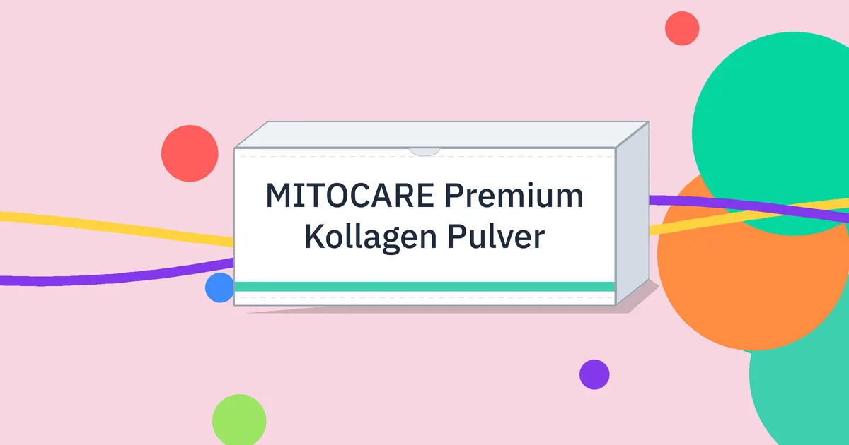 Symbolbild: Packung mit der Aufschrift MITOCARE Premium Kollagen Pulver (PZN 19436332) – Verfügbarkeit und Bezug in Apotheken in Frankfurt am Main
