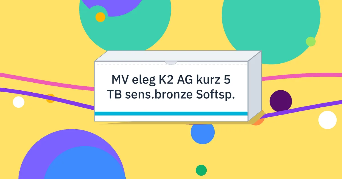 Symbolbild: Packung mit der Aufschrift MV eleg K2 AG kurz 5 TB sens.bronze Softsp. (PZN 14716630) – Verfügbarkeit und Bezug in Apotheken in Frankfurt am Main