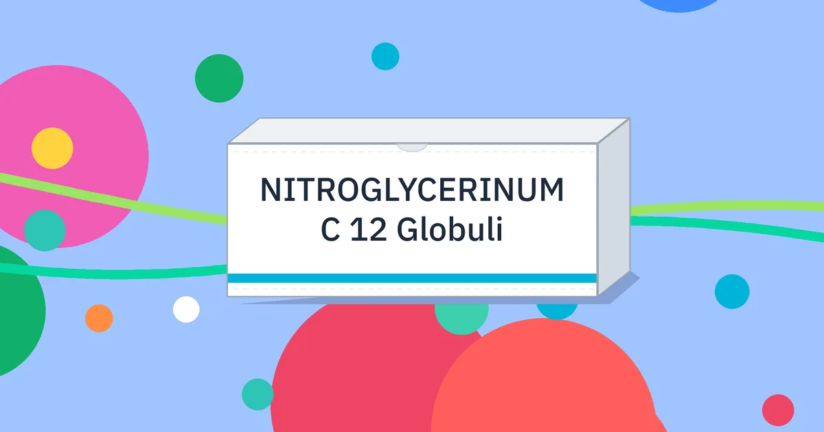 Symbolbild: Packung mit der Aufschrift NITROGLYCERINUM C 12 Globuli (PZN 19685503) – Verfügbarkeit und Bezug in Apotheken in Frankfurt am Main