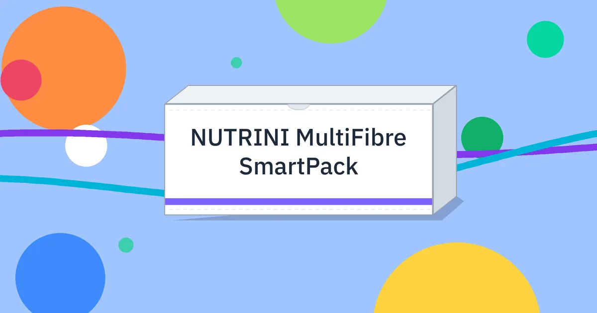 Symbolbild: Packung mit der Aufschrift NUTRINI MultiFibre SmartPack (PZN 14133035) – Verfügbarkeit und Bezug in Apotheken in Frankfurt am Main