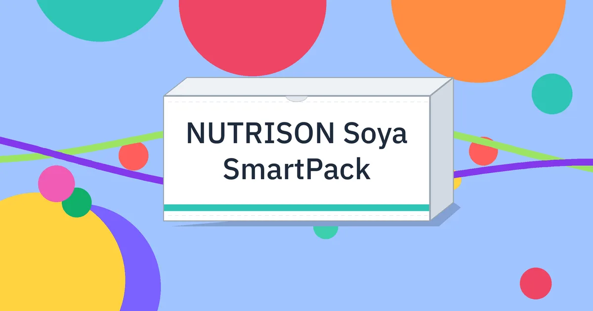 Symbolbild: Packung mit der Aufschrift NUTRISON Soya SmartPack (PZN 19760104) – Verfügbarkeit und Bezug in Apotheken in Frankfurt am Main