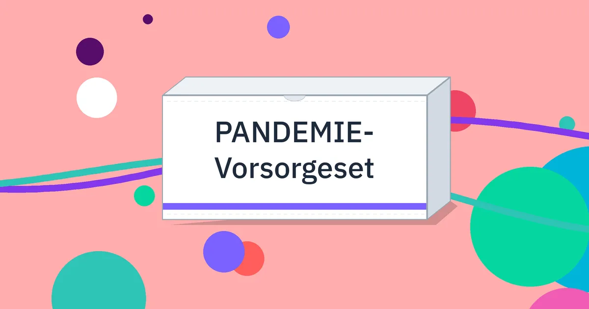Symbolbild: Packung mit der Aufschrift PANDEMIE-Vorsorgeset (PZN 16778144) – Verfügbarkeit und Bezug in Apotheken in Frankfurt am Main
