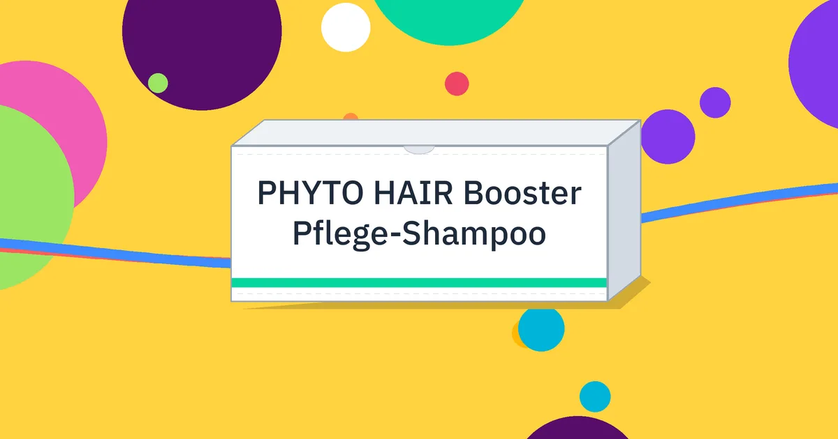 Symbolbild: Packung mit der Aufschrift PHYTO HAIR Booster Pflege-Shampoo (PZN 13155081) – Verfügbarkeit und Bezug in Apotheken in Frankfurt am Main