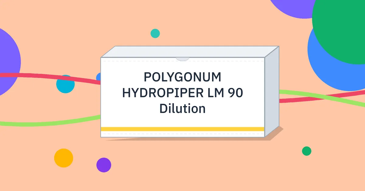 Symbolbild: Packung mit der Aufschrift POLYGONUM HYDROPIPER LM 90 Dilution (PZN 13662688) – Verfügbarkeit und Bezug in Apotheken in Frankfurt am Main