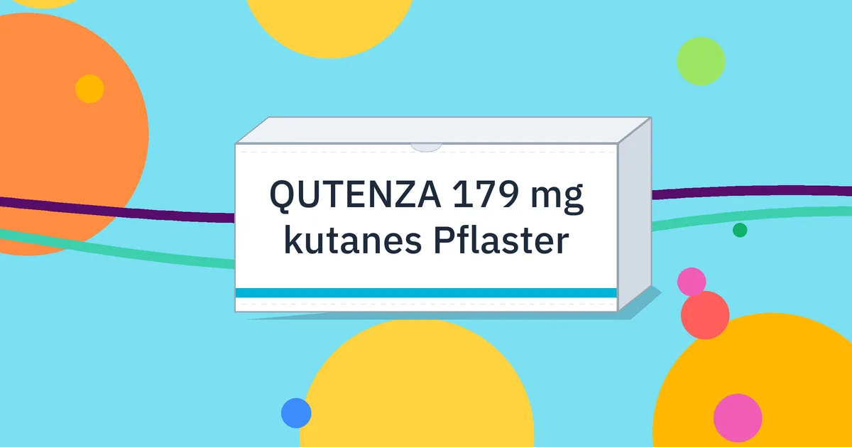 Symbolbild: Packung mit der Aufschrift QUTENZA 179 mg kutanes Pflaster (PZN 12394300) – Verfügbarkeit und Bezug in Apotheken in Frankfurt am Main
