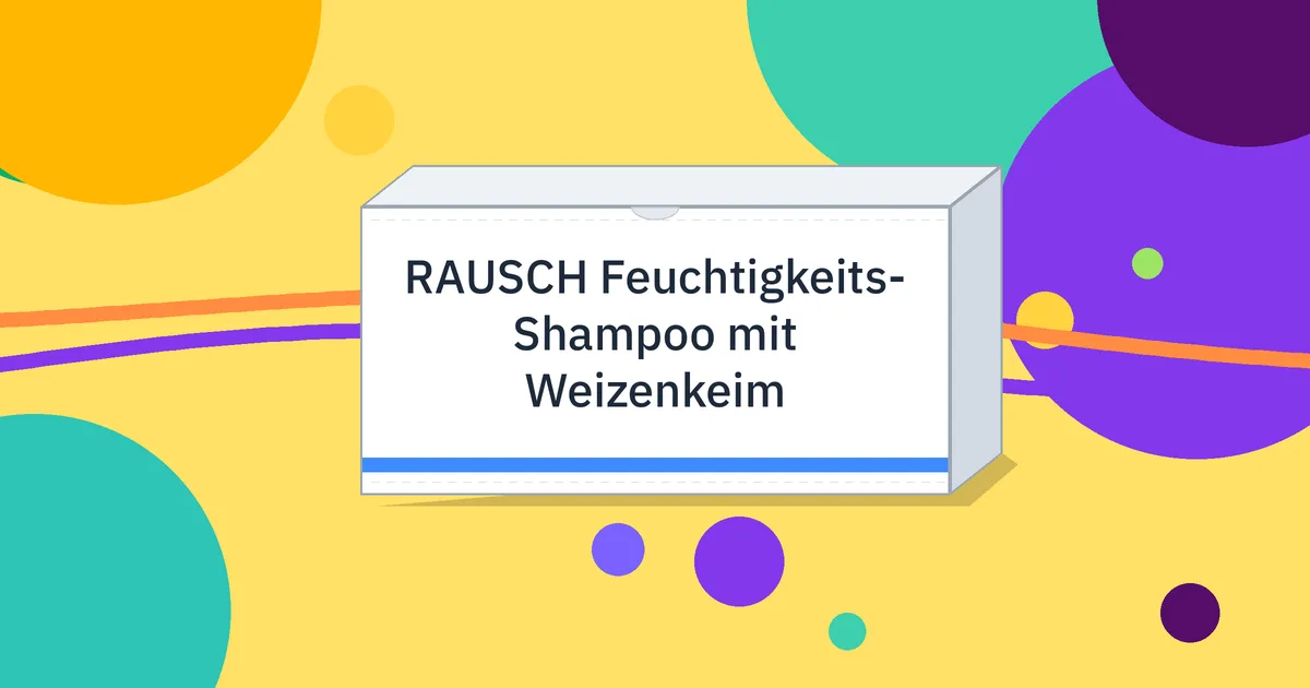 Symbolbild: Packung mit der Aufschrift RAUSCH Feuchtigkeits-Shampoo mit Weizenkeim (PZN 20546445) – Verfügbarkeit und Bezug in Apotheken in Frankfurt am Main