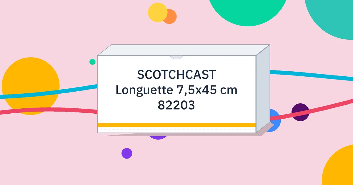 Symbolbild: Packung mit der Aufschrift SCOTCHCAST Longuette 7,5x45 cm 82203 (PZN 08754572) – Verfügbarkeit und Bezug in Apotheken in Frankfurt am Main