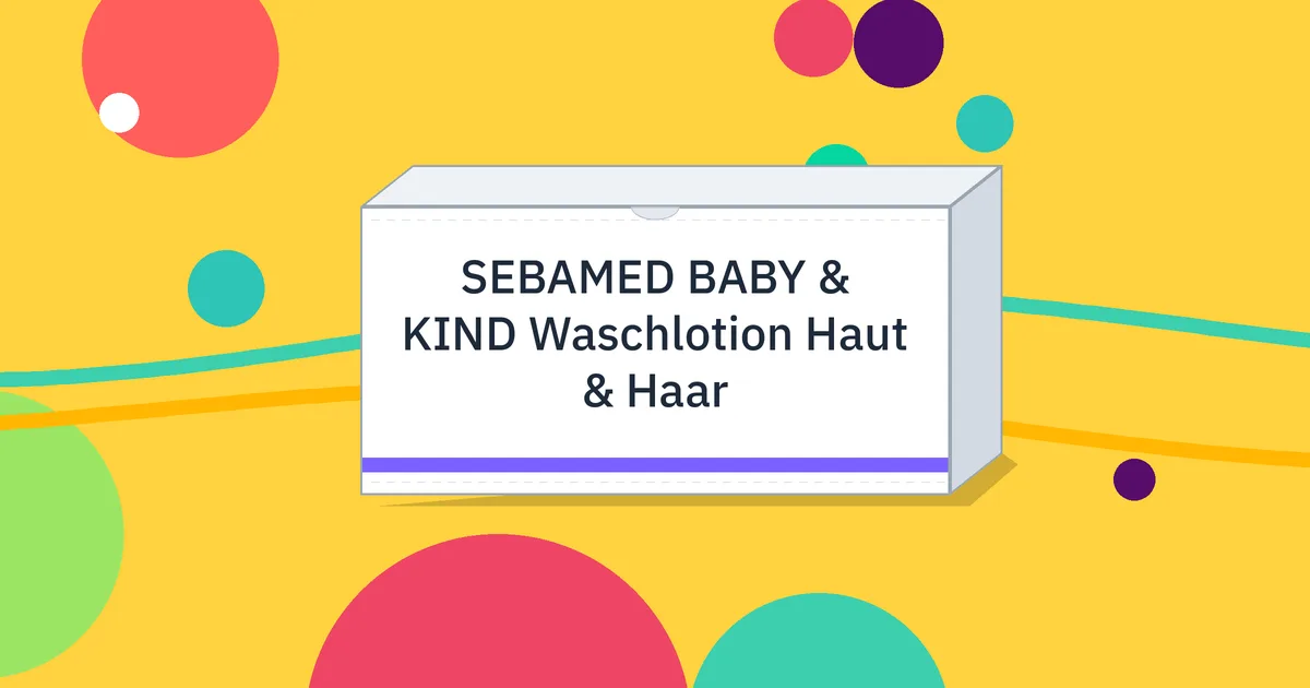 Symbolbild: Packung mit der Aufschrift SEBAMED BABY & KIND Waschlotion Haut & Haar (PZN 10784250) – Verfügbarkeit und Bezug in Apotheken in Frankfurt am Main
