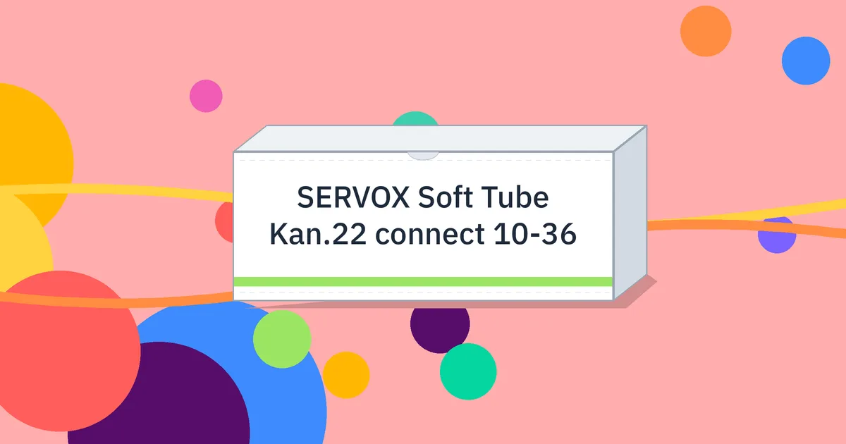 Symbolbild: Packung mit der Aufschrift SERVOX Soft Tube Kan.22 connect 10-36 (PZN 09253406) – Verfügbarkeit und Bezug in Apotheken in Frankfurt am Main