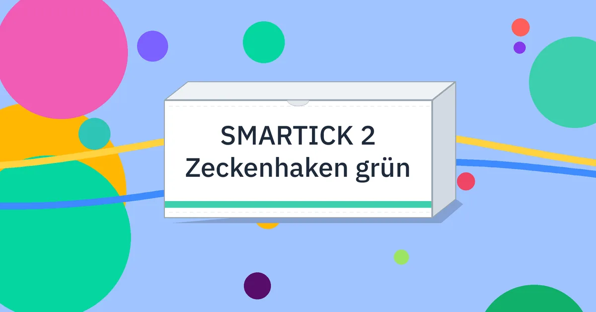 Symbolbild: Packung mit der Aufschrift SMARTICK 2 Zeckenhaken grün (PZN 19469722) – Verfügbarkeit und Bezug in Apotheken in Frankfurt am Main